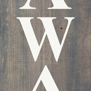 10 X 46" Go Away Go on Git Vertical Solid Knotty Pine Porch Sign - Etsy