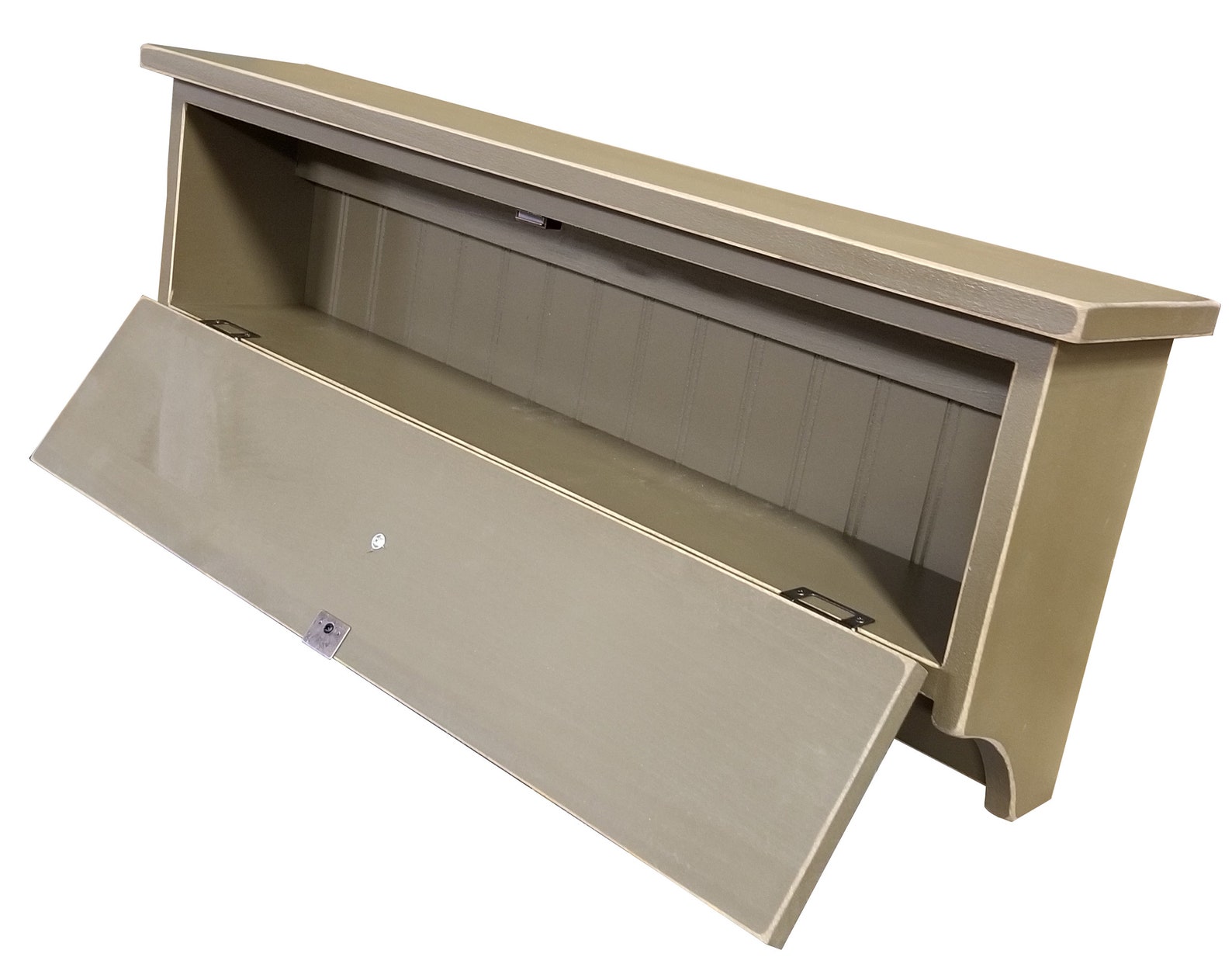 32" Mitten Box Shelf, Wood Wall Shelf With Pegs and Storage, Farmhouse ...