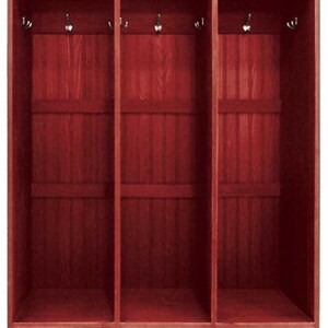 Solid Wood Locker Unit, Triple Locker System, Entryway Storage, Mudroom ...