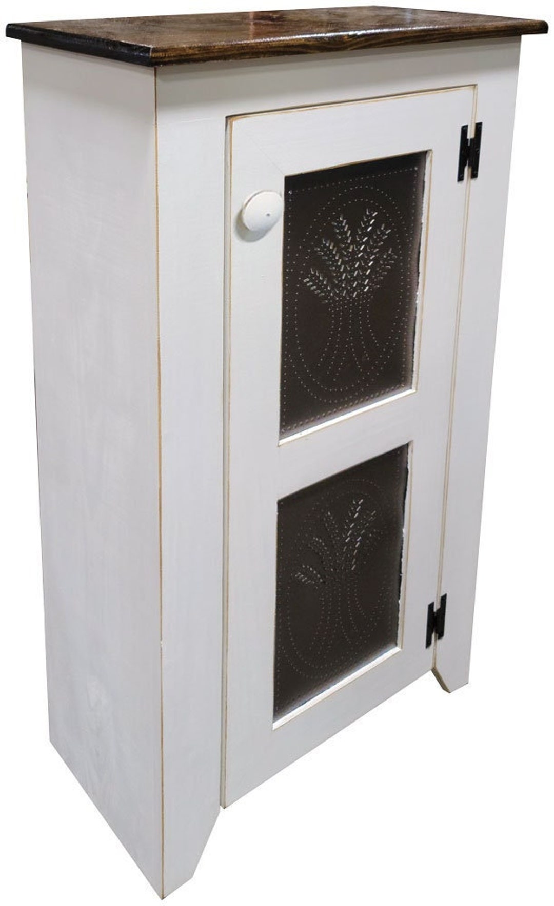 Pie Safe, Primitive Pie Safe, Punched Tin Cabinet, Country Pie Cabinet ...