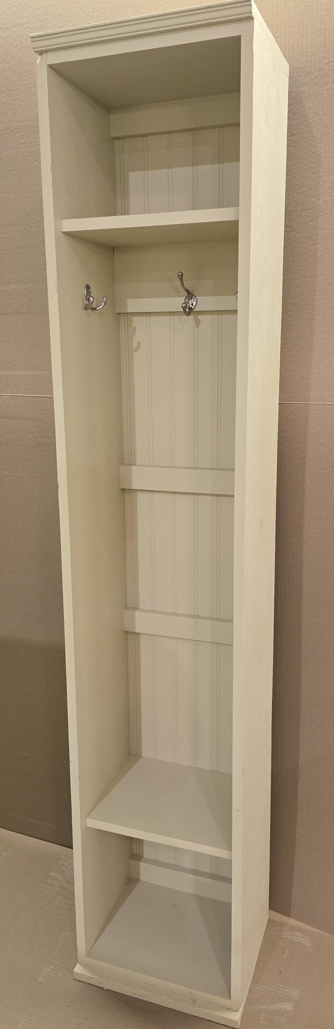 Entryway Mudroom Locker , Hall Tree Locker, Wood Locker With Hooks ...