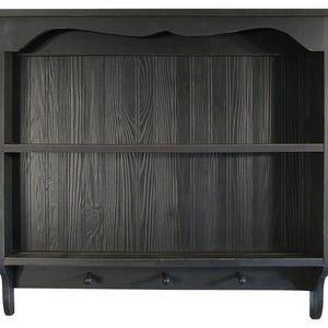 Solid Wood Plate Shelf With Pegs, Plate Shelf, Sturbridge Yankee ...