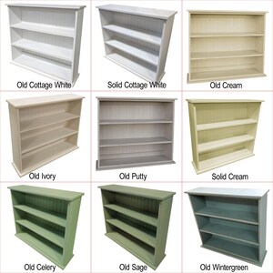 Three Shelf Bookcase, Solid Wood Bookcase, Hall Bookcase, Low Bookcase ...