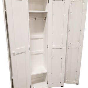 Solid Wood Triple Locker Unit With Doors, Triple Locker System ...