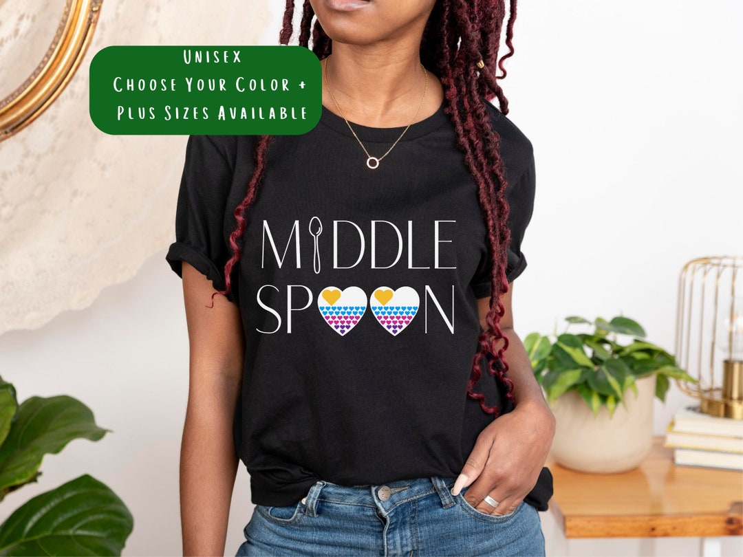 Middle Spoon New Polyamory Pride Flag Shirt, Polyamorous Flag, Triad ...