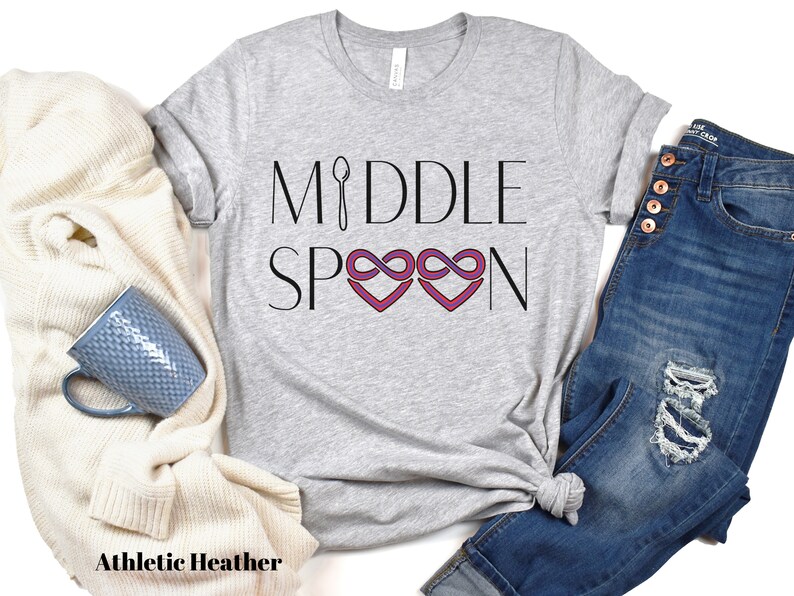 Middle Spoon Polyamory Throuple Shirt Polyamorous Flag Poly Queer