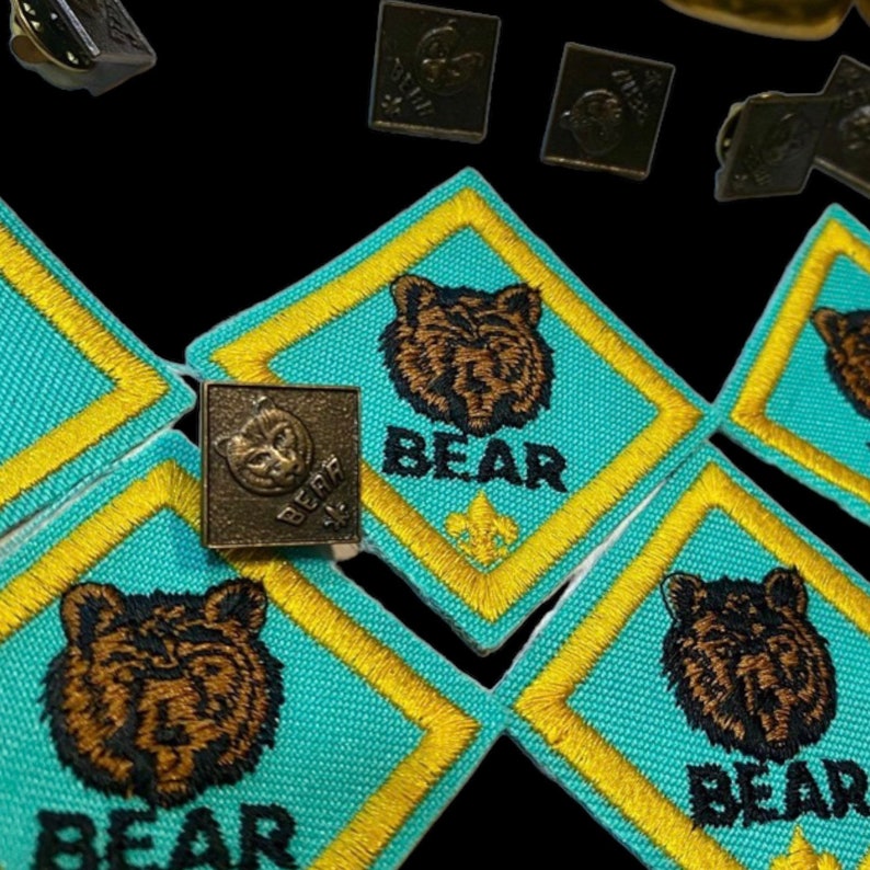 Boy Scout Uniform Essentials Vintage 90s Cub Scout BSA Neckerchiefs ...