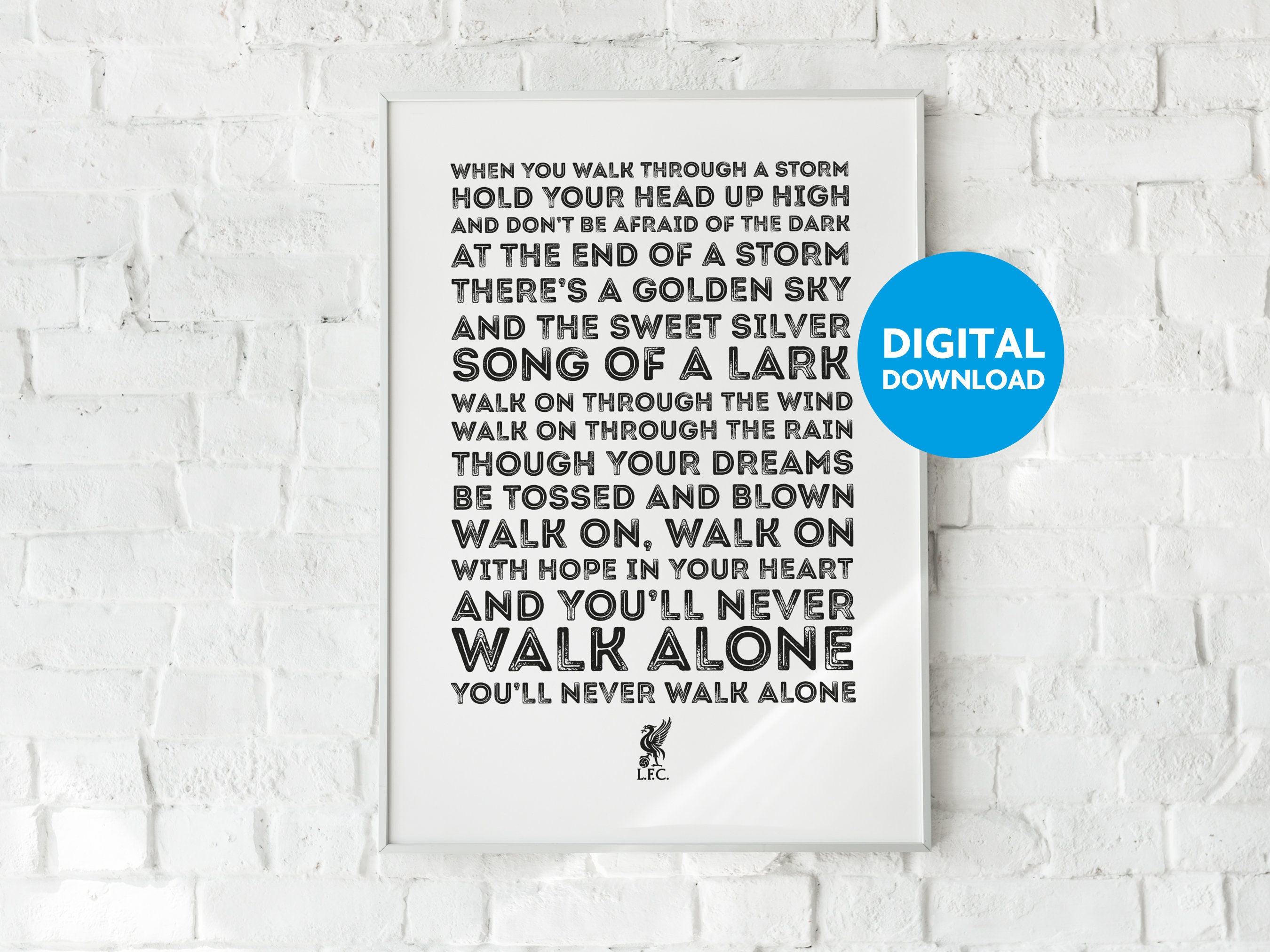 You'll Never Walk Alone, Liverpool, Football, Club, Chant, Digital ...
