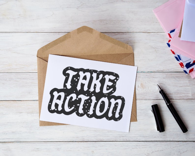 Take Action SVG, Motivational Quote SVG, Dream Svg, Think Big Svg, Gift ...