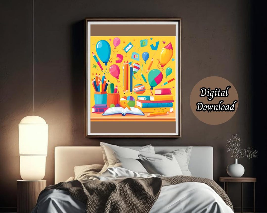 Back to School Printable, Classroom Wall Art (digital Download) - Etsy