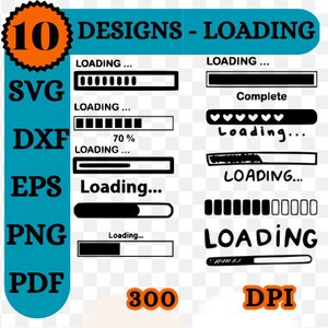Loading Bar Svg Bundle Loading Svg Loading Icon Svg Loading Please Wait Svg Loading Cut File ...