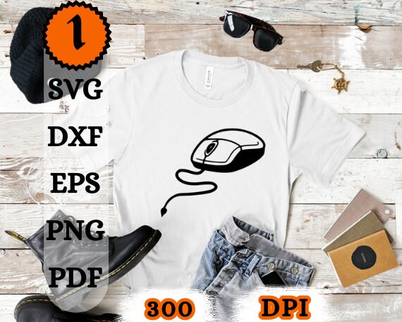 Mouse SVG File, Mouse DXF, Mouse Png, Laptop Mouse Svg, Pc Mouse Svg ...