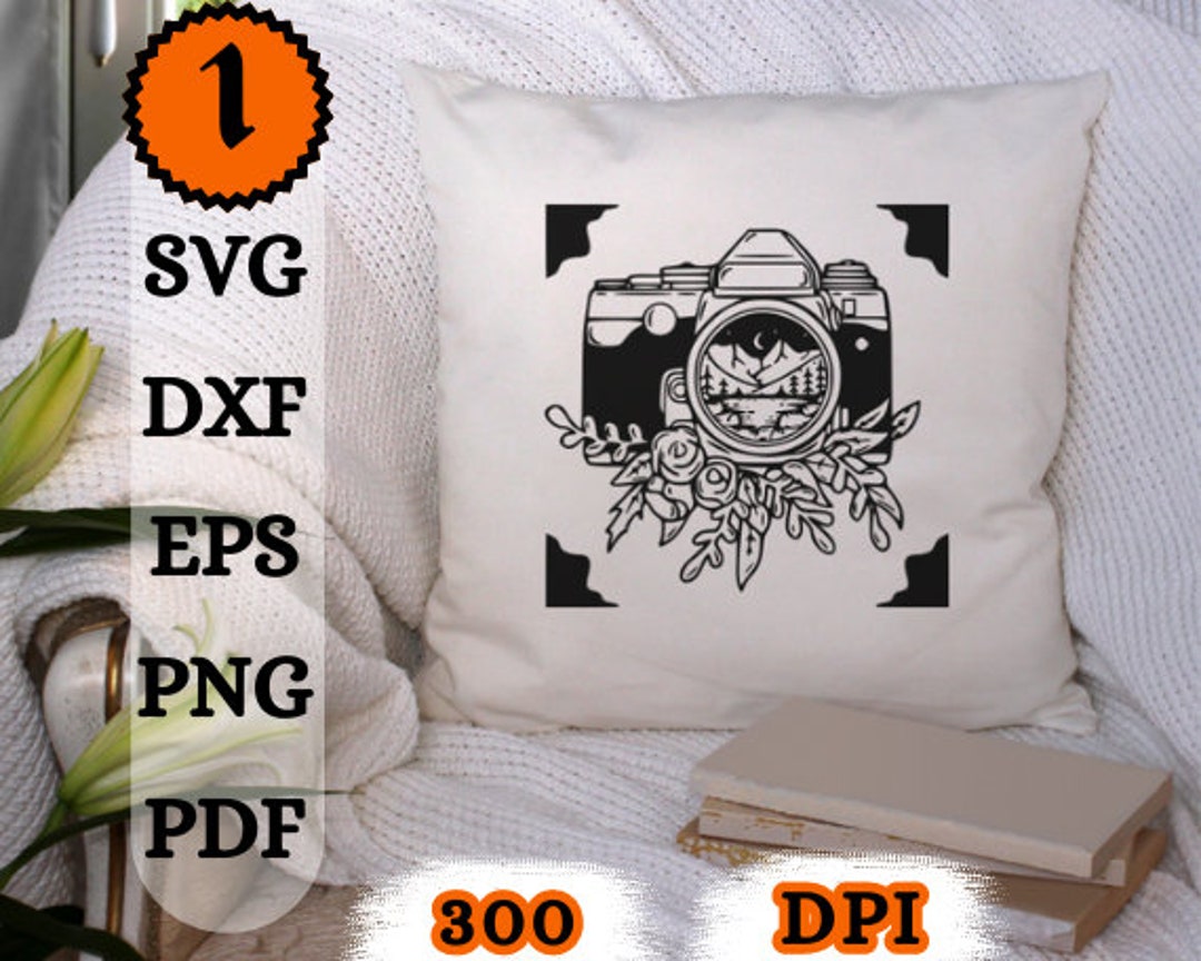 Camera SVG, Photographer SVG, Photography SVG, Floral, Photo Taking Svg ...