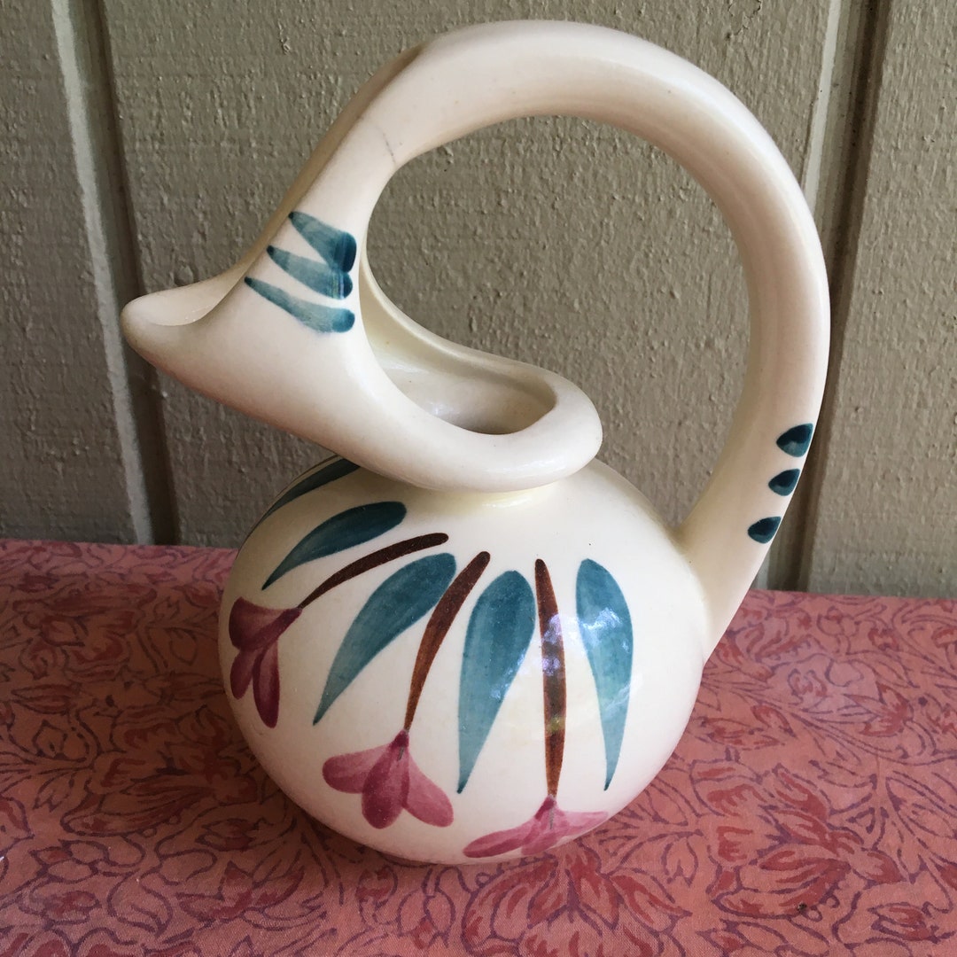 Vintage Purinton Slip Ware Honey Syrup Pitcher Shooting Star Pattern ...