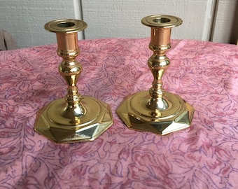 Baldwin Brass Candlesticks - Etsy