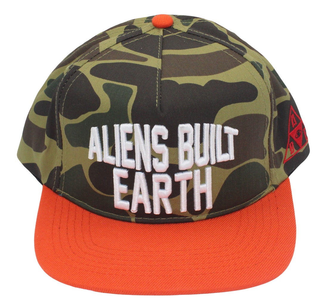 Duck Camo Aliens Built Earth Snapback Cap - Etsy
