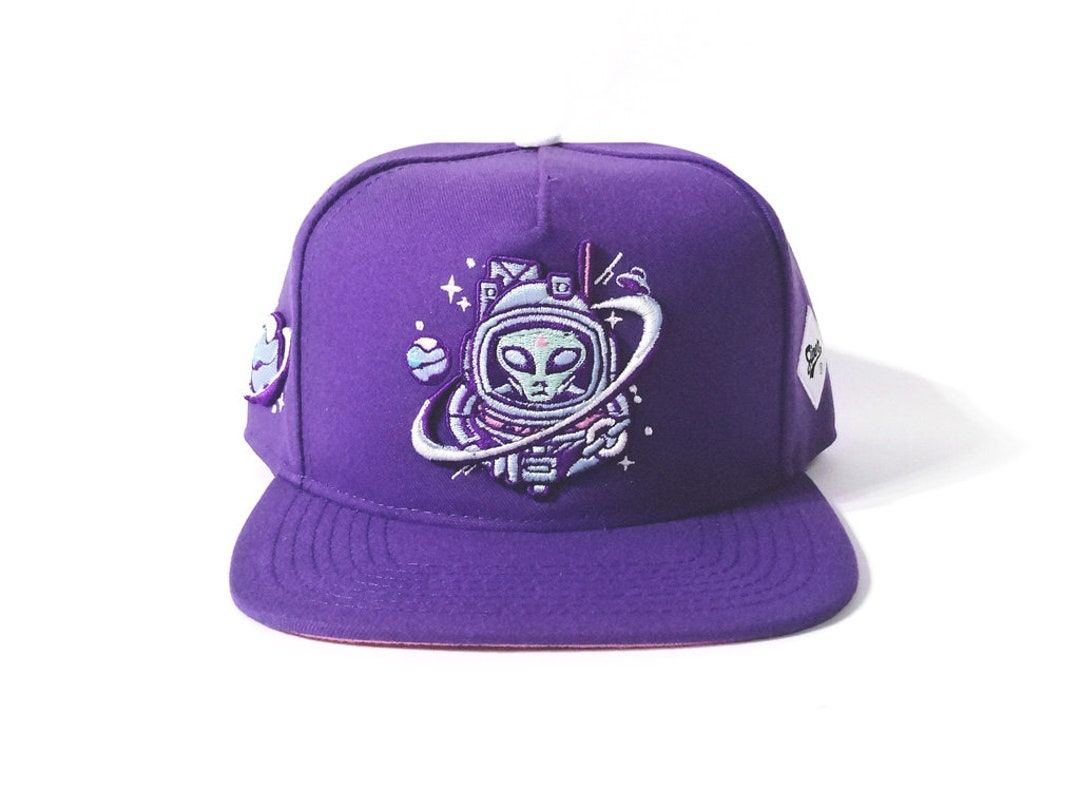 Space Alien Snapback Cap - Etsy