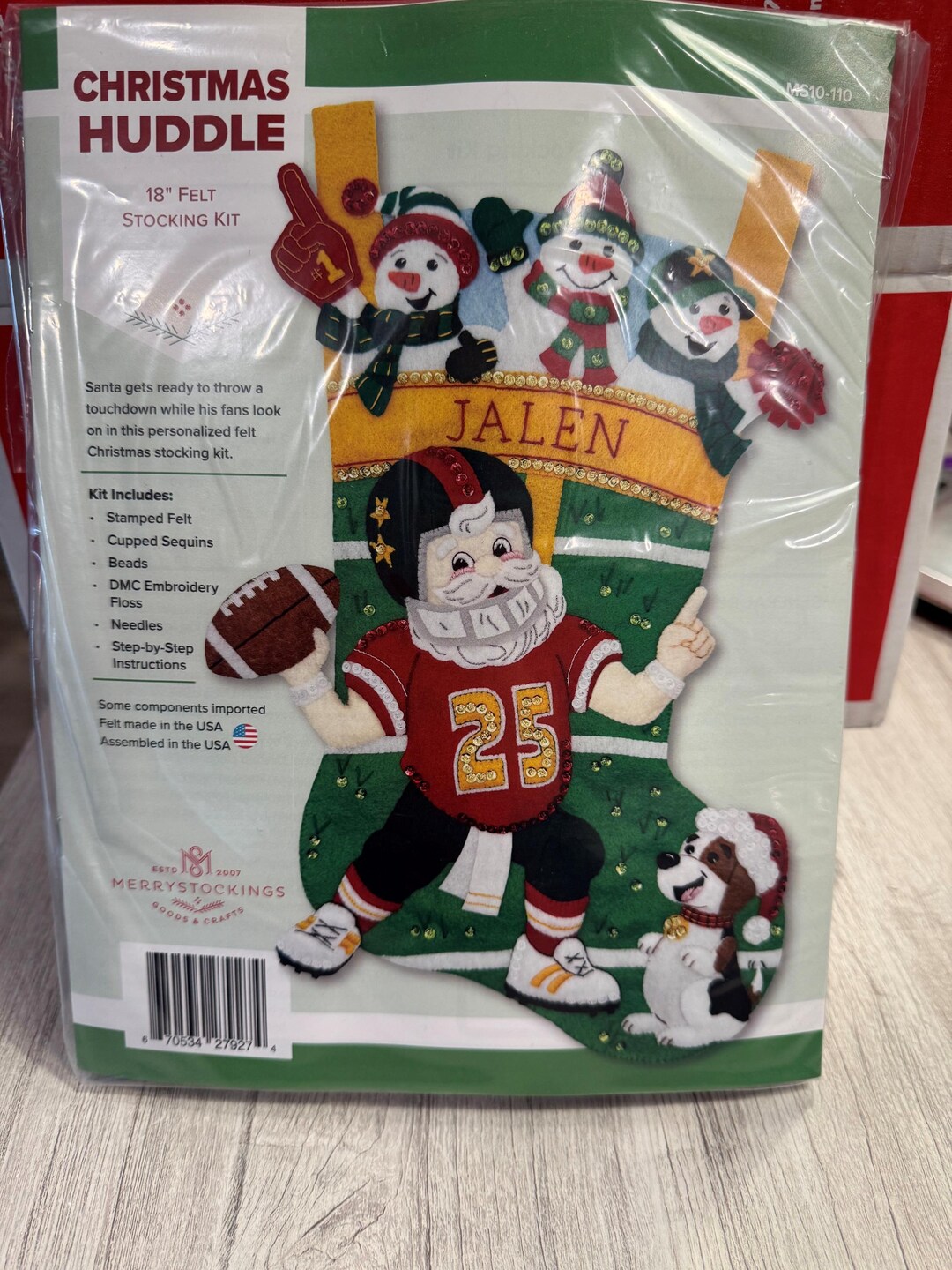 Made to Order Christmas Huddle Felt Christmas Stocking - Etsy
