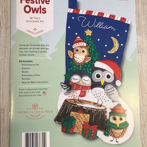 Owl Stocking - Etsy