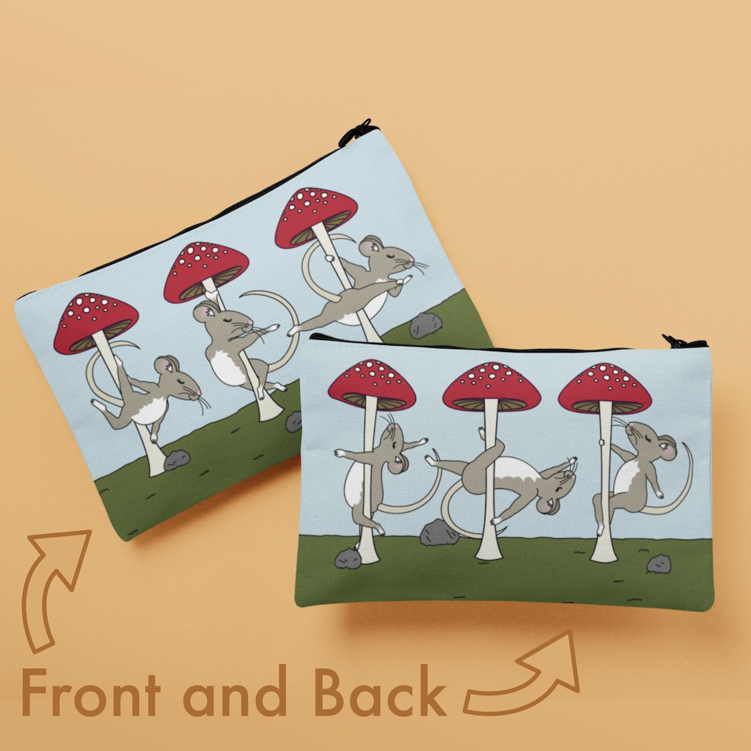 Mouse Mushroom Grip Bag for Dancer Mice Dancing Cute Dancer Gift Pole ...