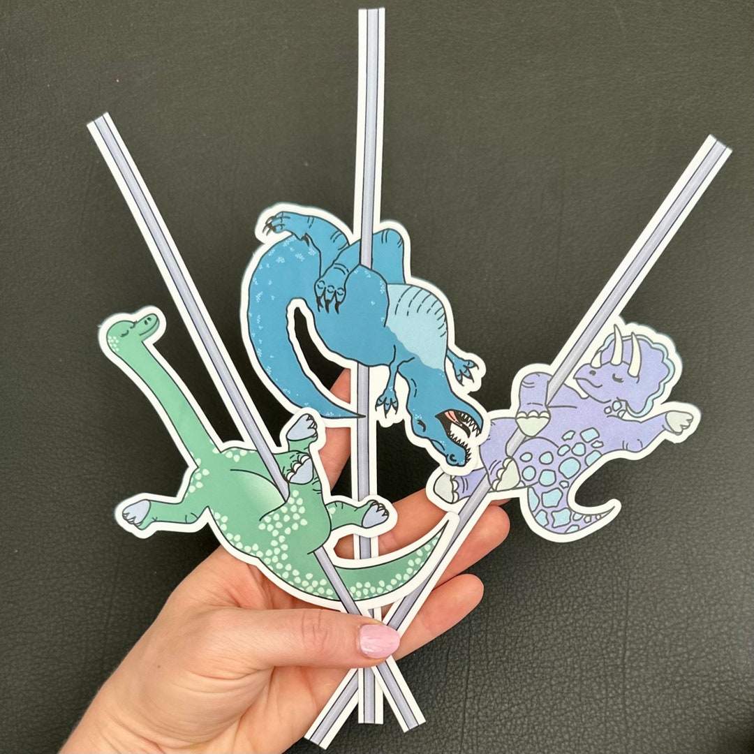 Pole Dancing Dinosaur Stickers for Pole Dancer Funny Dinosaurs Sticker ...