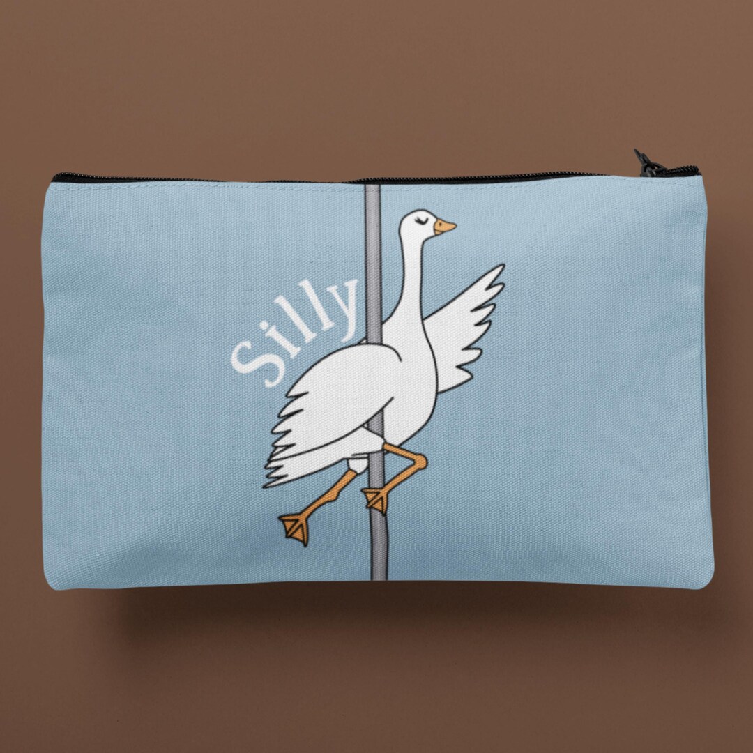 Silly Pole Dancing Goose Grip Bag Goose Meme Pouch Gift for Pole Dancer ...