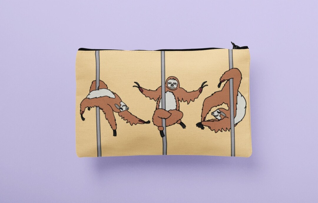 Sloths Pole Dancing Grip Bag Sloth Dancer Bag Gift for Pole Dancer Pole ...