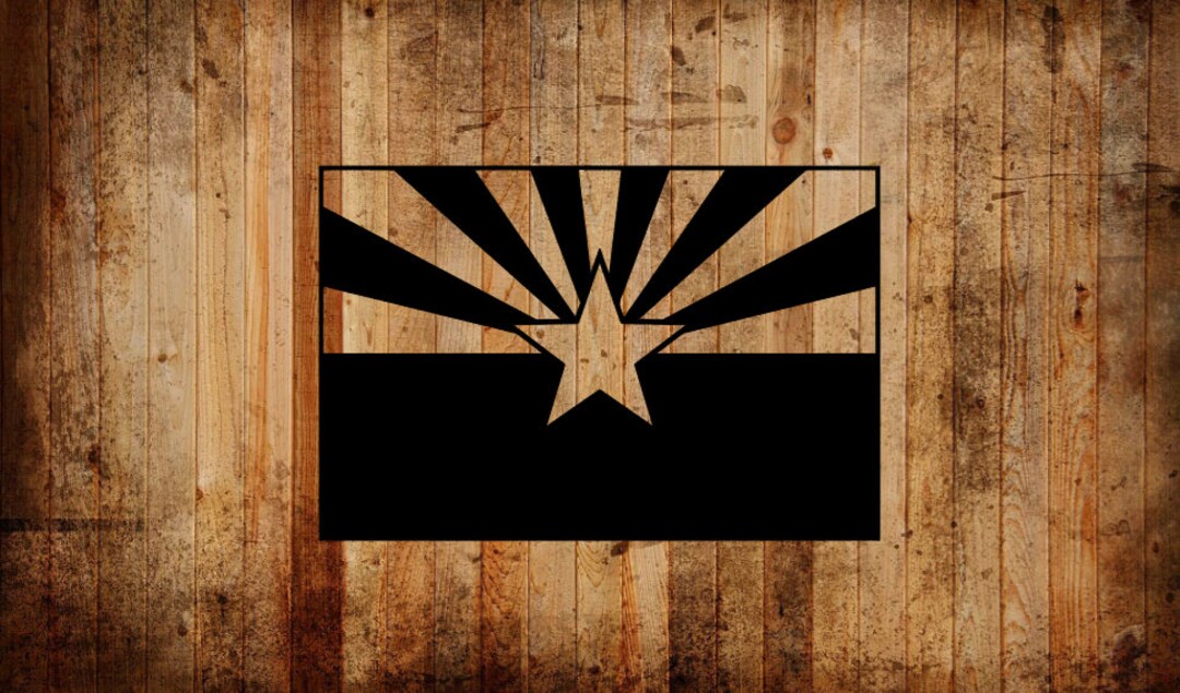 Arizona State Flag Decal - Etsy