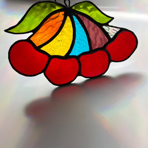 Cherry Suncatcher - Etsy