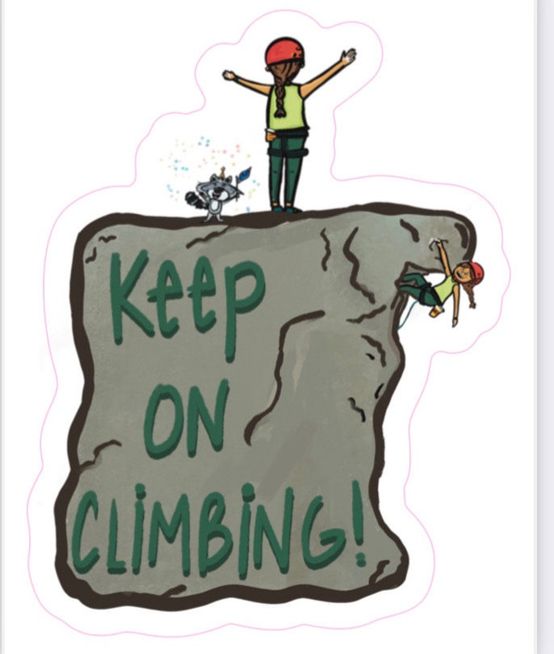 Keep on Climbing Stickers! From Climb on - Waterproof Sticker , Water ...