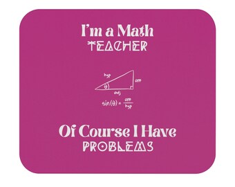 Math Teacher Mouse Pad - Etsy