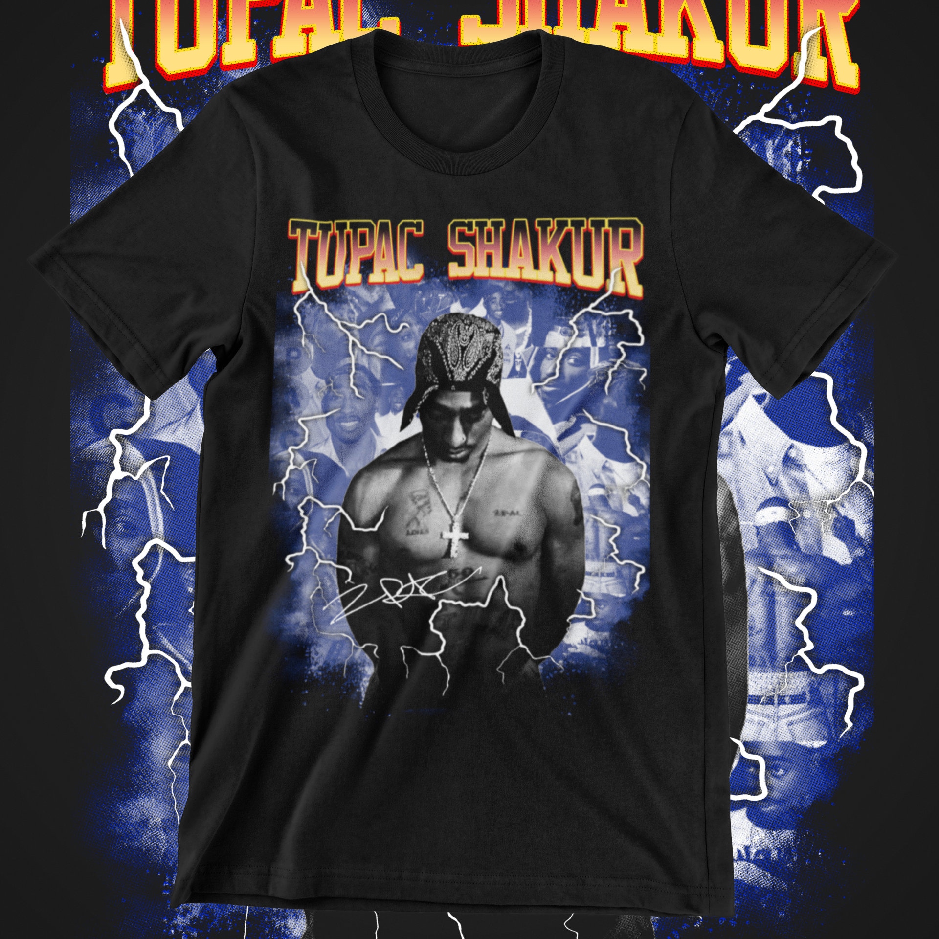 2Pac Rap Tee, Tupac Shakur Bootleg T-Shirt