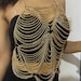 Gold Multi Layered Body Chain Bralette: Rave Festival Top - Etsy
