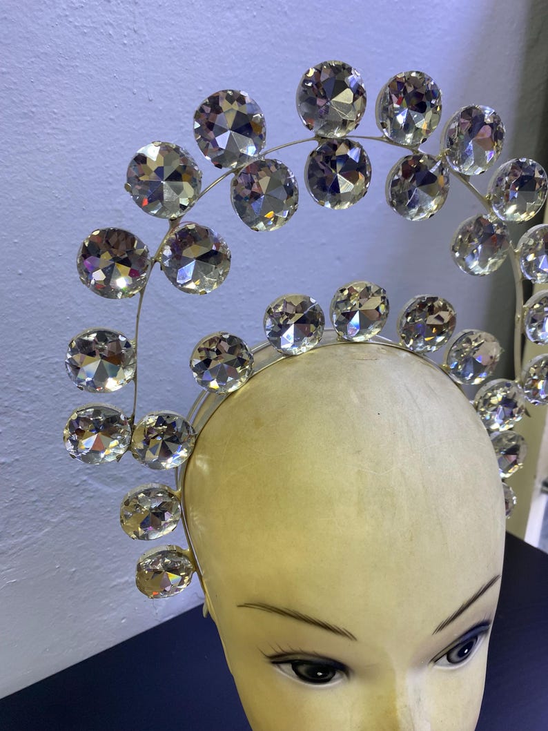 Crystal Rhinestone Halo Crown – Festival Headpiece - Etsy