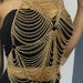 Gold Multi Layered Body Chain Bralette: Rave Festival Top - Etsy