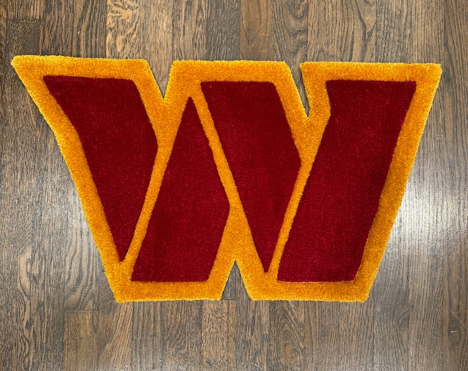 Washington Commanders Rug - Etsy