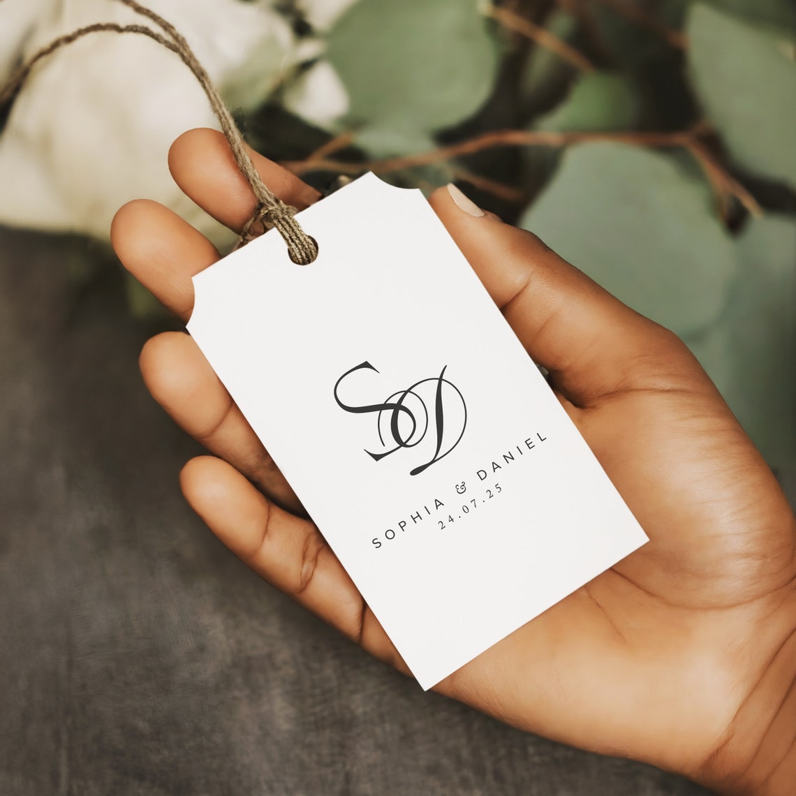 Personalised Elegant Wedding Monogram Logo Design, Custom Initials for ...