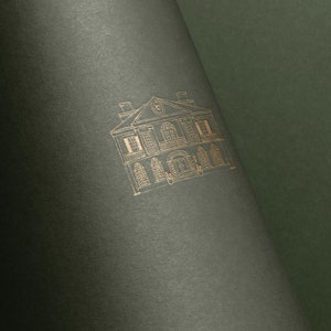 Wedding Venue Illustration, Custom Building Sketch, Wedding Venue ...