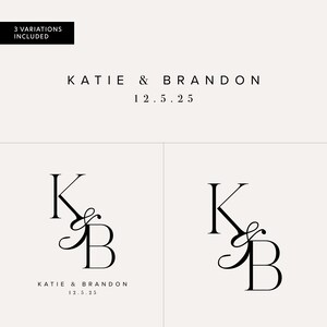 Wedding Monogram SVG, Wedding Initials, Wedding Monogram Template ...
