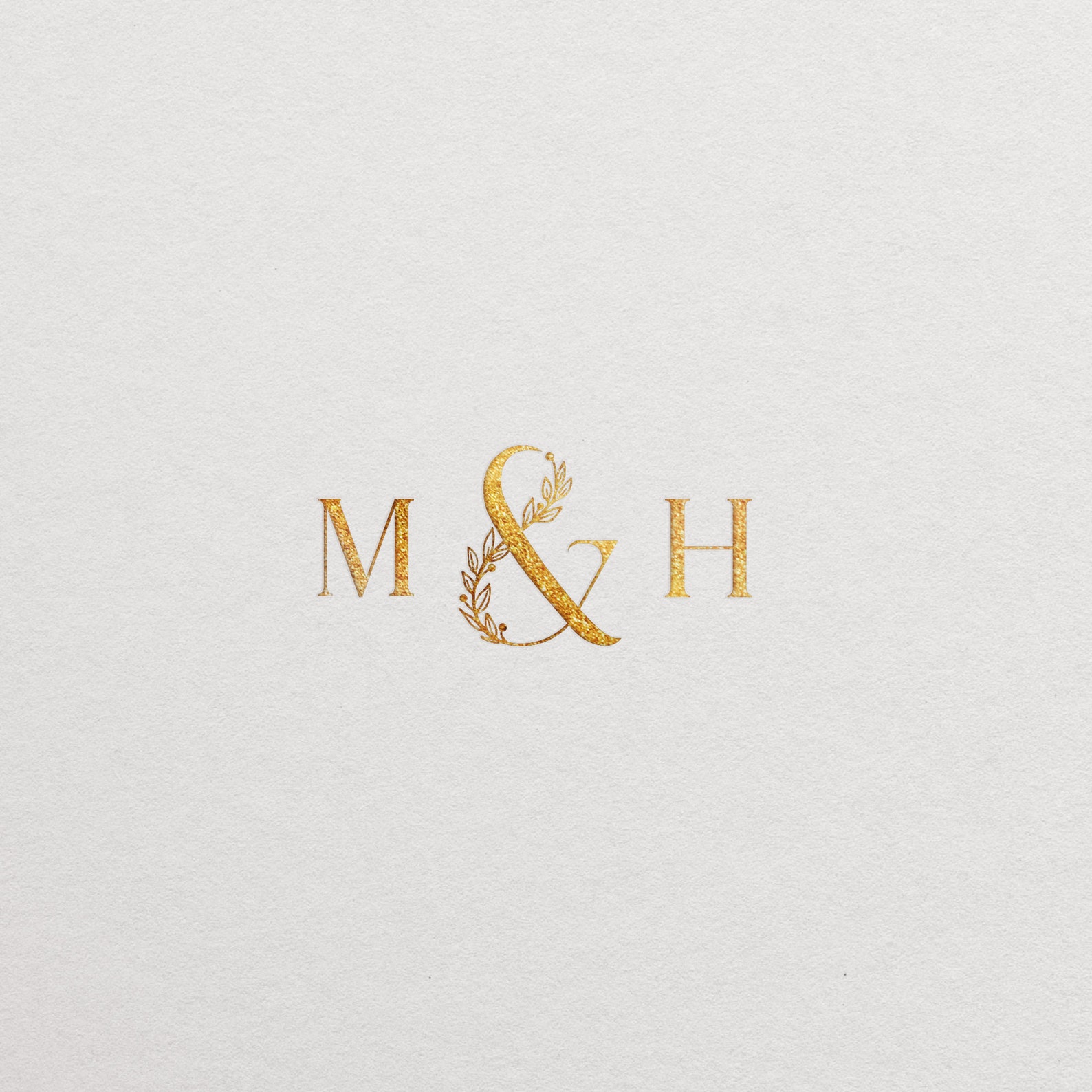 Elegant Wedding Monogram, Premade Logo Design, Wedding Couple Logo ...