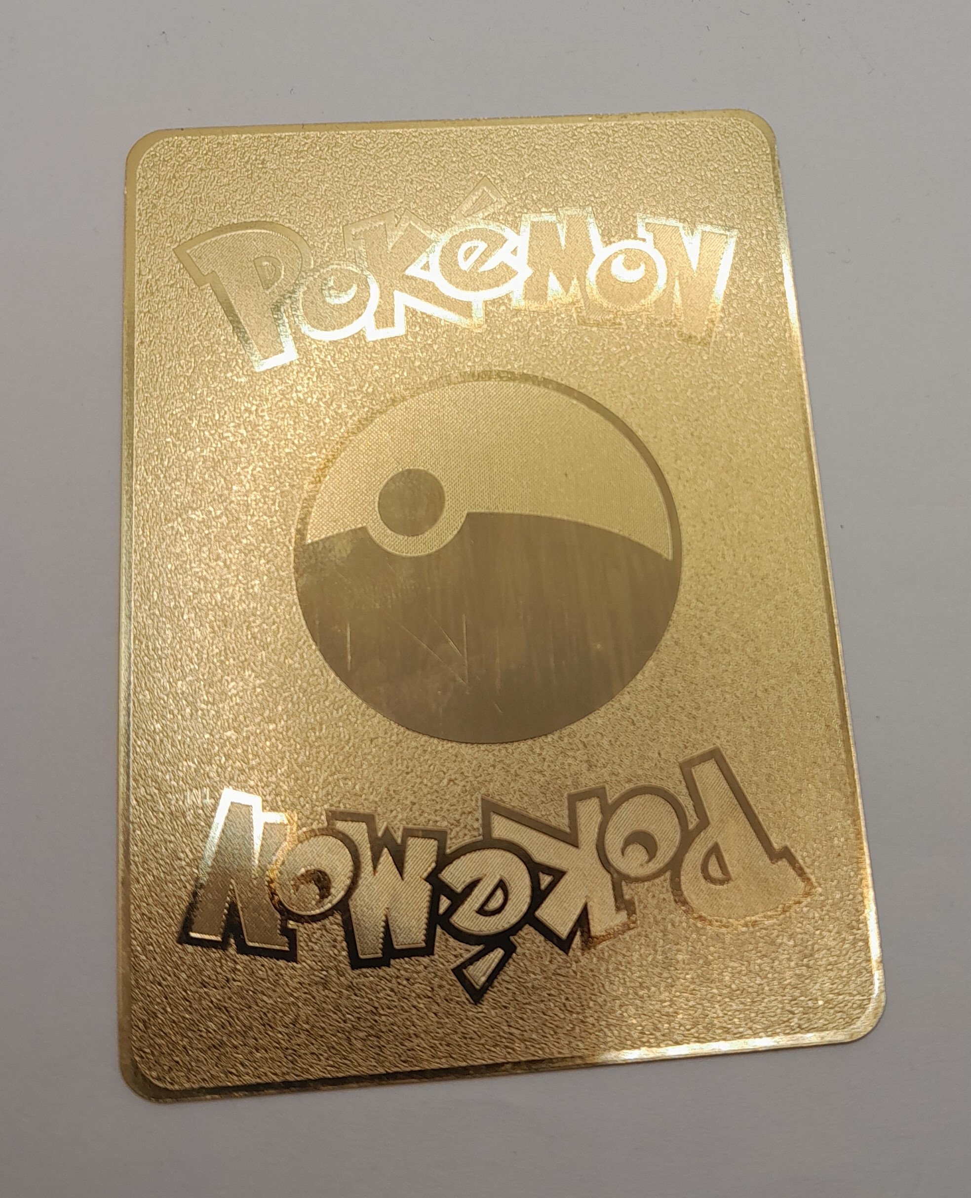 Custom Collectable Gold Metal Pokemon Card Charizard - Etsy