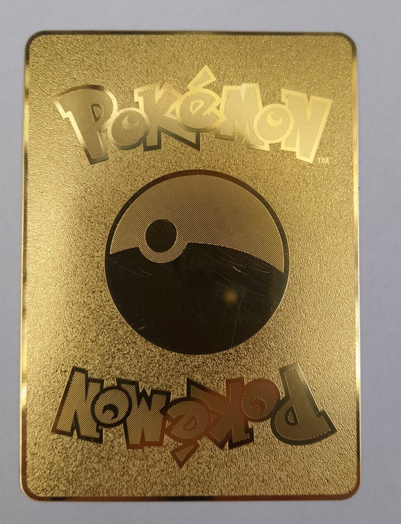 Custom Collectable Gold Metal Pokemon Card Lugia GX. Premium - Etsy
