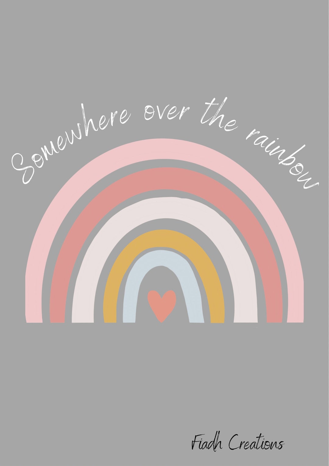 Somewhere Over the Rainbow Print, Digital Download, Printable, PDF ...