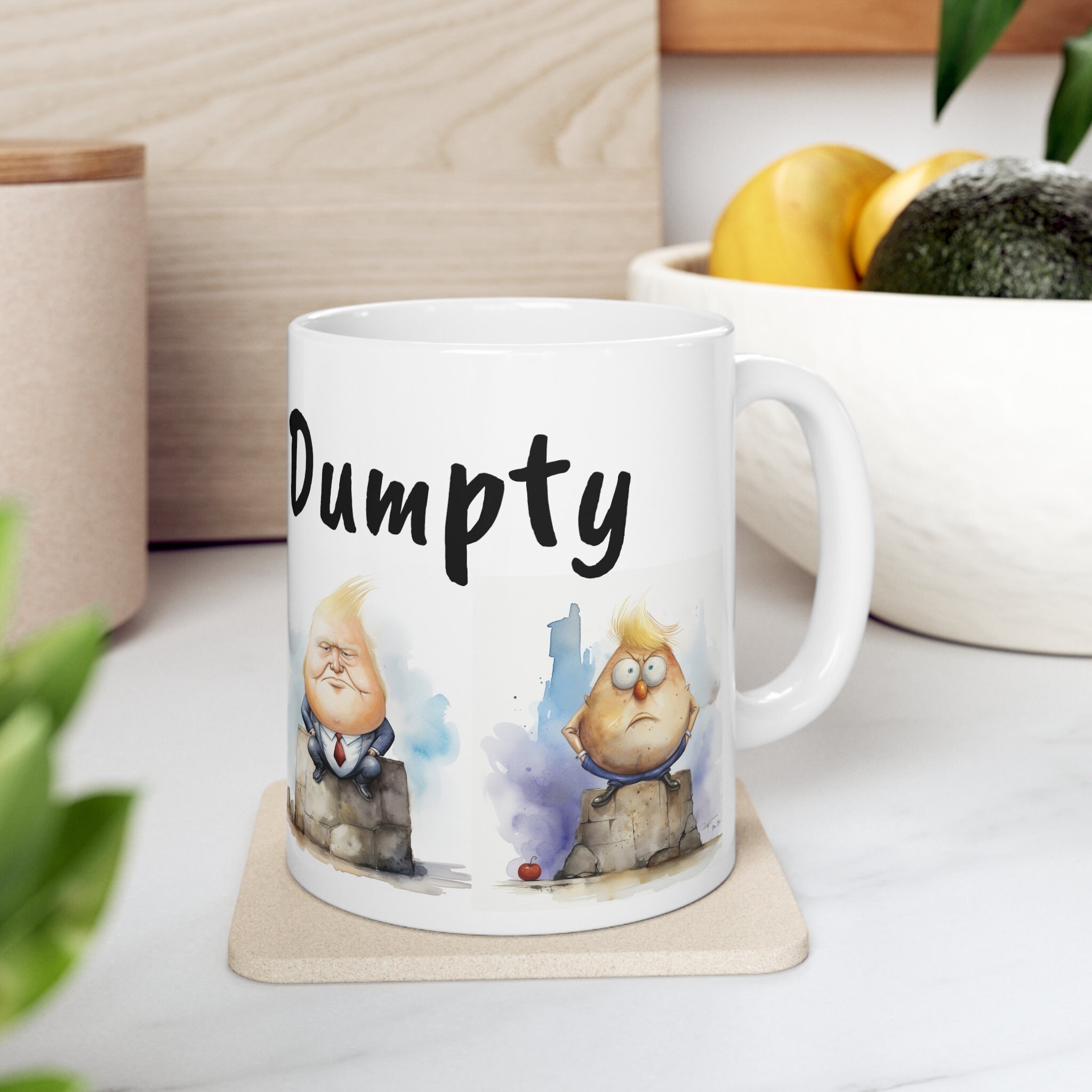 Donald Trump Humpty Dumpty Mug, Funny Trump Mug, Birthday Mug Gift ...