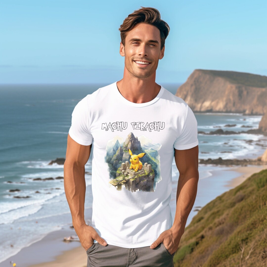 Machu Pikachu Shirt, Pokemon Shirt, Pokemon Lover Gift, Birthday Gift ...