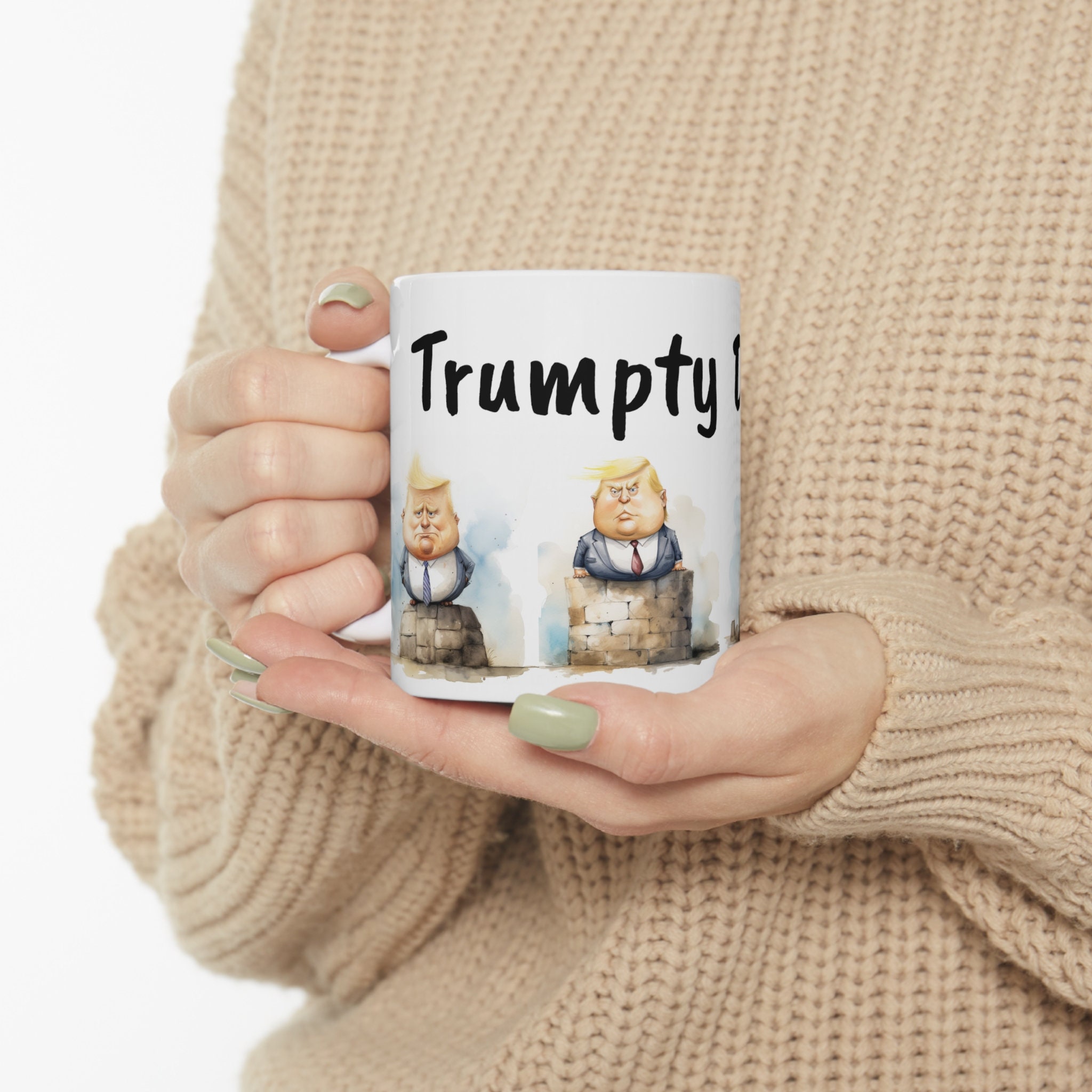 Donald Trump Humpty Dumpty Mug, Funny Trump Mug, Birthday Mug Gift ...