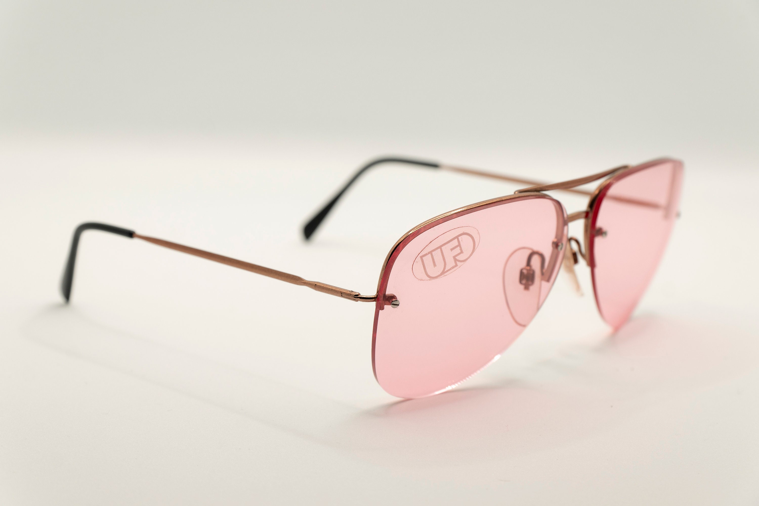 Safilo Ufo Vintage Sunglasses NOS - Mod. 155 - Pink Lenses - New ...