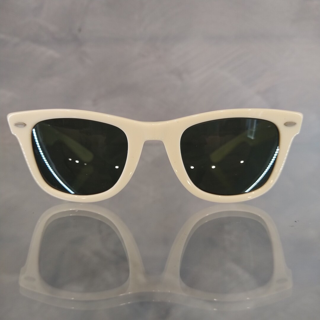 Ray Ban B&L Vintage Sunglasses NOS - Mod. Wayfarer - White Edition ...