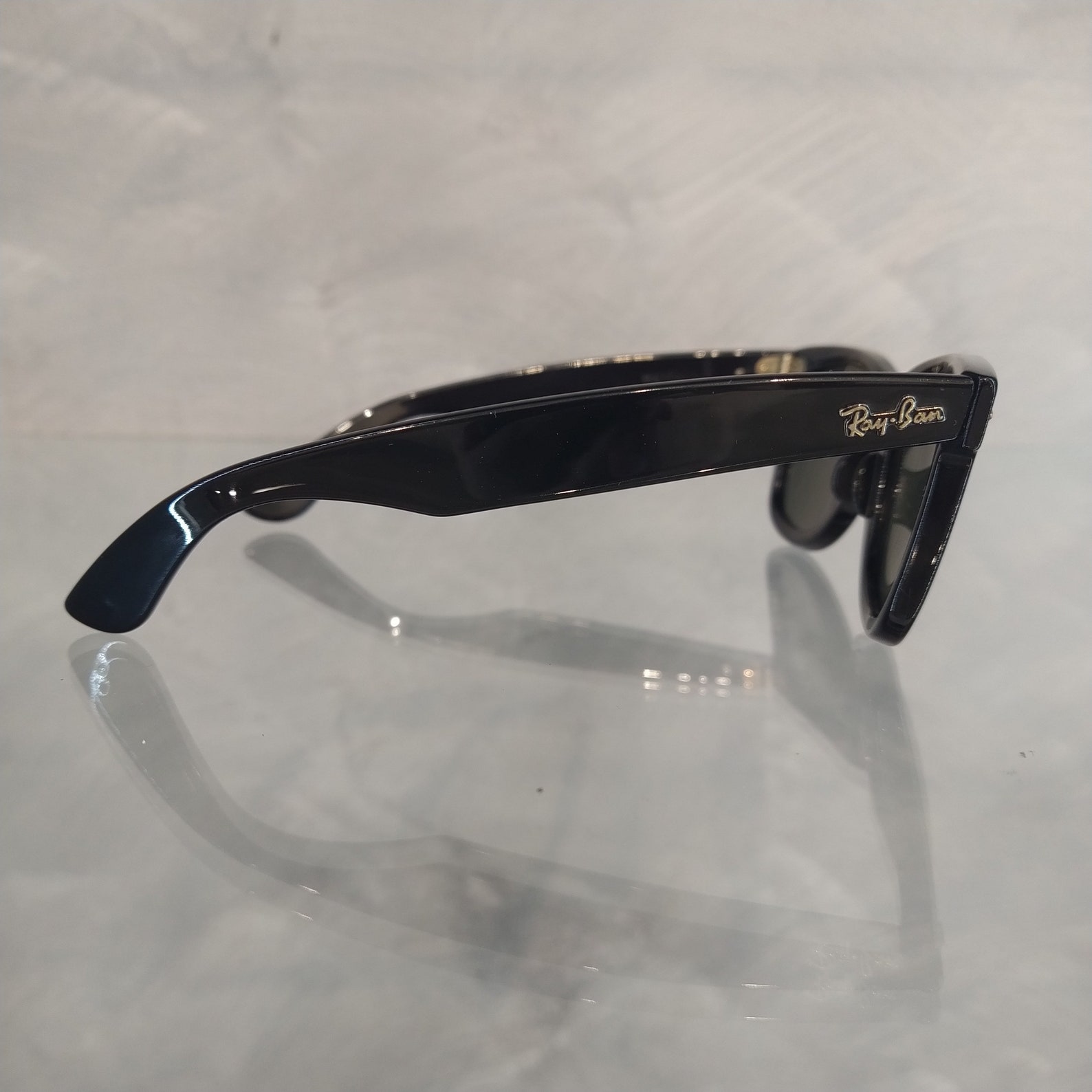 Ray Ban B&L Vintage Sunglasses NOS - Mod. Wayfarer - Black Ebony ...