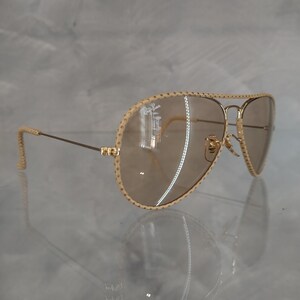 Ray Ban B&L Vintage Sunglasses NOS - Mod. Aviator - 58/14 - Ostrich ...